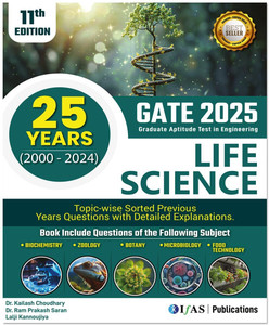 GATE Life Science 2026 - (2000-2024) PYQs Chapterwise & Topicwise ...