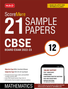 MTG CBSE ScoreMore 21 Sample Papers Class 12 Mathematics Book For 2023 ...