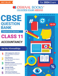 Oswaal CBSE Chapterwise & Topicwise Question Bank Class 11 Accountancy ...
