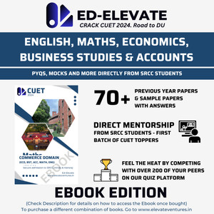 CUET 2024 Books Commerce Domain - Economics, Business Studies, Maths ...