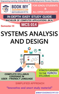 IGNOU MCS 014 Systems Analysis and Design Study Material (In Depth Easy ...