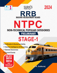 SURA`S RRB NTPC Preliminary Stage - 1 Exam Book Guide in English Medium ...