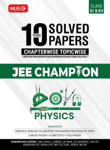 MTG 10 Years JEE Main & Advanced (2024-2015) Chapterwise Topicwise ...