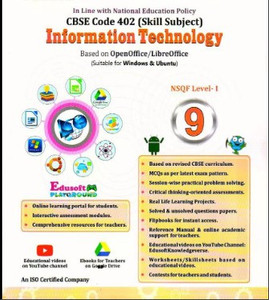 Edusoft Information Technology (CBSE Code 402) NSQF Level 1 Class 9 ...