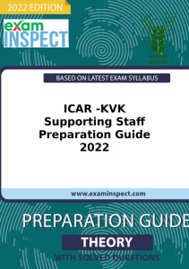 ICAR -KVK Supporting Staff Preparation Guide 2022: Buy ICAR -KVK ...