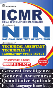 ICMR NIN Technical Assistant, Technician I, Laboratory Attendant I 2024 ...