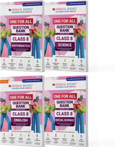 Oswaal One For All Question Banks NCERT & CBSE Class 8 (Set of 4 Books ...