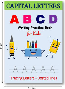 ABCD Writing Practice Book for Kids – Capital Letters - Learn Faster ...