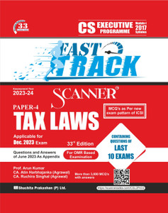 Scanner CS Executive Module -I Paper - 4 Tax Laws | Assessment Year ...