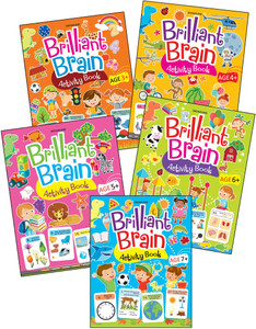 Brilliant Brain Activity Books - 5 Titles) - Activity Book for Kids Age ...