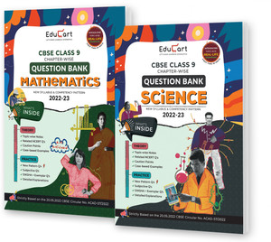 Educart CBSE Class 9 Combo Of Science And Maths Question Banks For 2022 ...