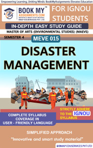 IGNOU MEVE 015 Disaster Management Study Guide (In Depth Guide) for ...