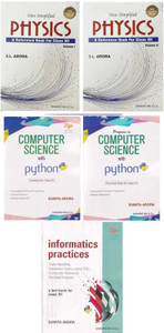 Combo of 3 books ( New Simplified Physics (Volume 1 & 2) + Computer ...