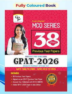 38 GPAT/GATE PREVIOUS YEAR QUESTION PAPERS FOR GPAT 2026 FULLY COLOURED ...
