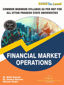 Financial Market Operations book All U.P State Universities b.com Sixth ...
