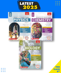 Combo Pack: Lakhmir Singh Class 9 Science Physics, Chemistry, Biology ...