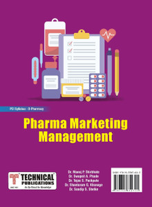 Pharma Marketing Management - for B. PHARMACY PCI SYLLABUS - TEXTBOOK ...