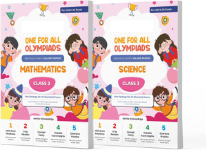 Oswaal One For All Olympiad Previous Years' Solved Papers Class 3 (Set ...