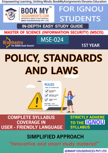 IGNOU MSE-024 Policy, Standards and Laws Study Material (In Depth Guide ...