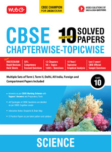 Mtg Cbse 10 Years (2025-2016) Chapterwise Topicwise Solved Papers Class ...