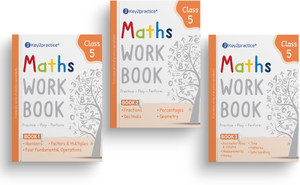 Class 5 Maths Workbook Set of 3 Books: Buy Class 5 Maths Workbook Set ...