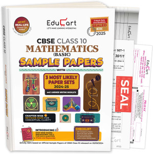 Educart CBSE Mathematics Basic Class 10 Sample Papers 2024-25 (With ...