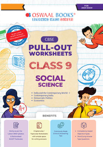 Oswaal CBSE Pullout Worksheets Class 9 Social Science Book (For 2023 ...