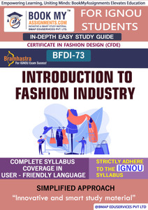 IGNOU BFDI-73 Introduction to Fashion Industry Study Material (In Depth ...