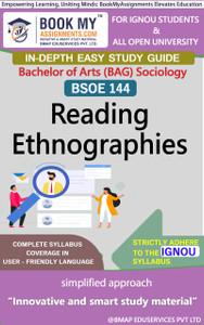IGNOU BSOE 144 Reading Ethnographies In Depth Guide For Ignou Student ...