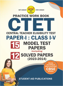 CTET Paper-I 2023 Class I-V Model Test Papers with Previous Year Solved ...