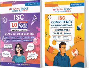 Oswaal ISC 10 Previous Years' Solved papers and Competency Focused ...