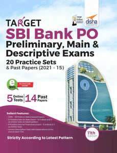 Target Sbi Bank Po Preliminary, Main & Descriptive Exams - 20 Practice ...