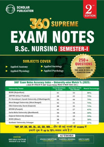 360 Supreme Exam Notes B.Sc. Nursing Semester I (Edition1) - Applied ...
