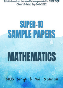 Super 10 CBSE X MATHEMATICS ( STANDARD) SAMPLE PAPER: Buy Super 10 CBSE ...