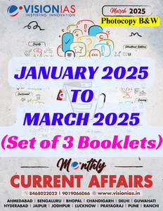 Vision IAS Monthly Magazine Current Affairs MARCH 2025 to JANUARY 2025 ...
