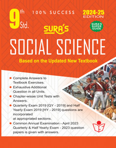 SURA`S 9th Standard Guide Social Science English Medium Exam Guide 2024 ...
