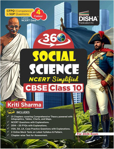 Disha 360 Social Science Class 10 NCERT Simplified | Theory, Question ...