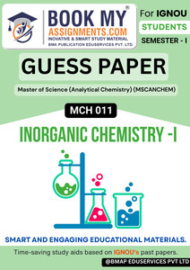 IGNOU MCH 011 Inorganic Chemistry - I Book for Master of Science ...
