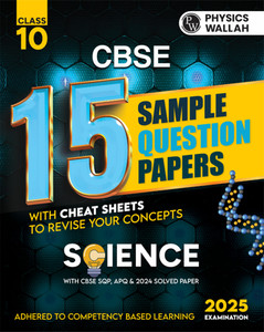 Pw Cbse 15 Sample Question Papers Class 10 Science for 2024 Exam: Buy ...