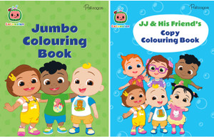 Cocomelon JJ & his Friends Colouring Book Set - Cocomelon JJ & his ...
