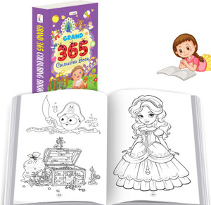 GRAND - 365 Colouring Book :- Book for preschoolers, Colouring book for ...
