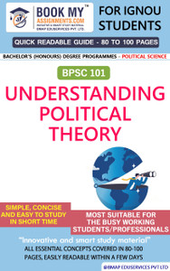 IGNOU BPSC 101 Understanding Political Theory Quick Readable Notes ...