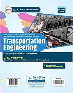 Transportation Engineering For SPPU Sem 7 Civil Course Code : 401002 ...