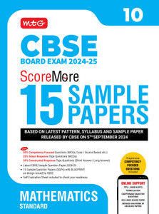 MTG CBSE Class 10 ScoreMore 15 Sample Papers Mathematics Standard Book ...