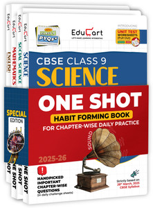 Educart CBSE Class 9 One Shot Question Bank 2025-26 Science ...