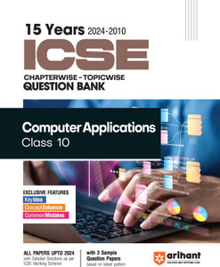 (Old Edition) Arihant 15 Years 2024 -2010 ICSE Chapterwise Topicwise ...