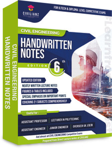 Civil Engineering Handwritten Notes 6th Edition: Buy Civil Engineering ...