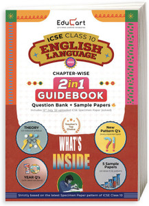 Educart ICSE Class 10 English Language Guidebook 2022 Question Bank ...