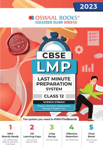 Oswaal CBSE Class 12 LMP Last Minute Preparation System SCIENCE ...