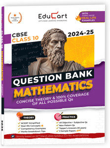 Educart Cbse Class 10 Math Standard Question Bank 2024 - 2025 - Class ...